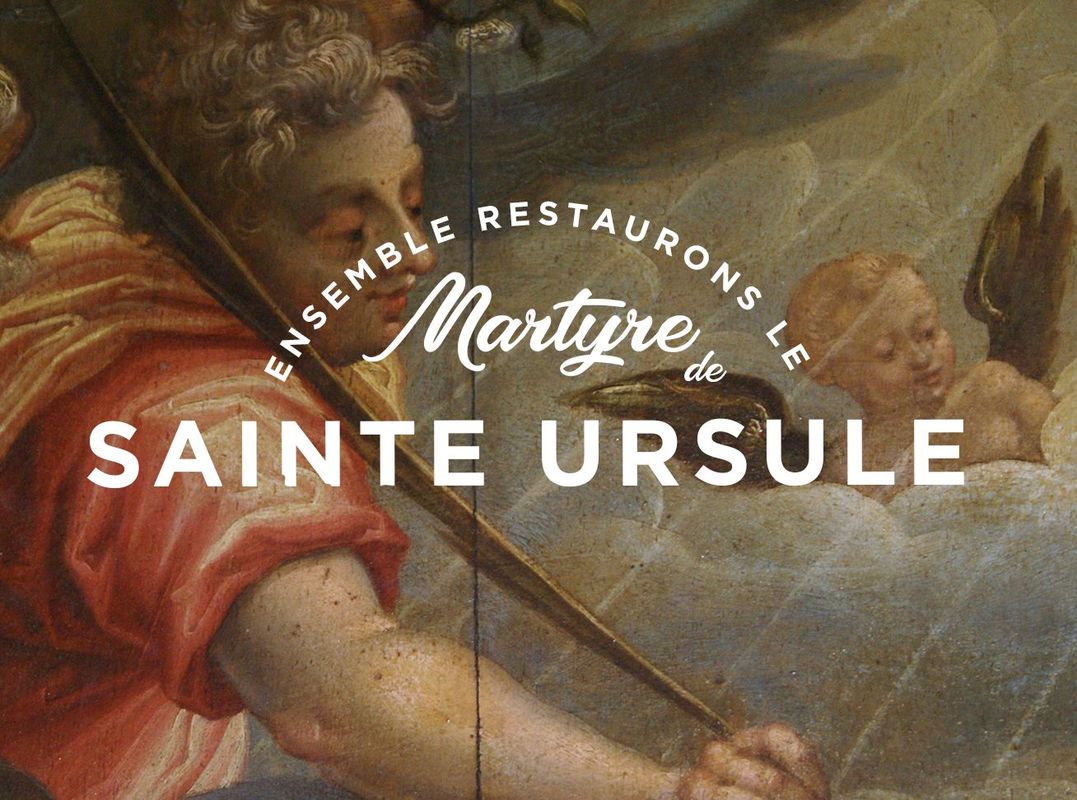 Dartagnans - Restauration du tableau " Martyre de Ste Ursule"