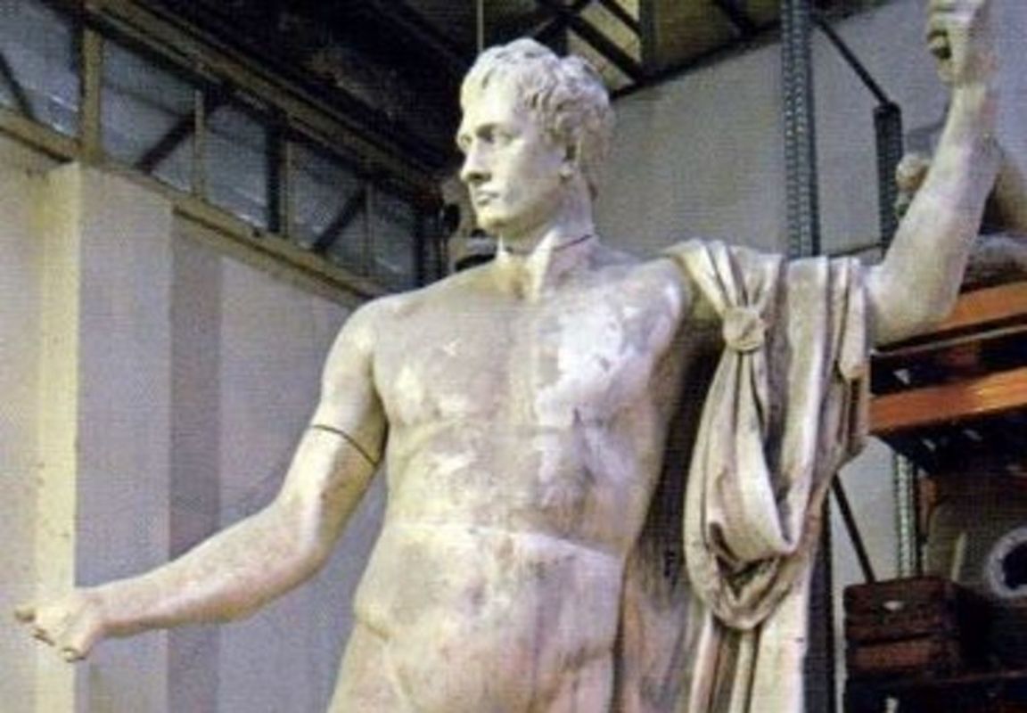 Dartagnans - Restauration d'une statue de Canova